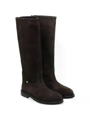 POEVE Suede Knee-high Boots