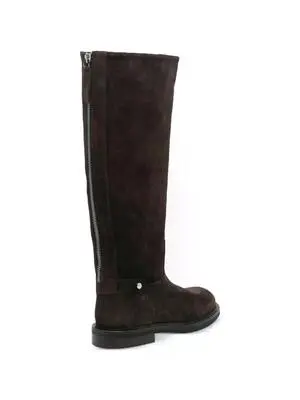 POEVE Suede Knee-high Boots