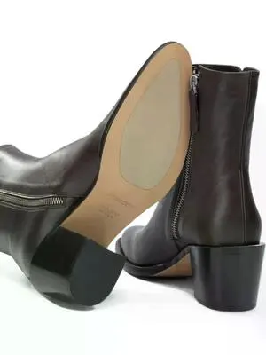 POMME D´OR Side-zip Leather Ankle Boots