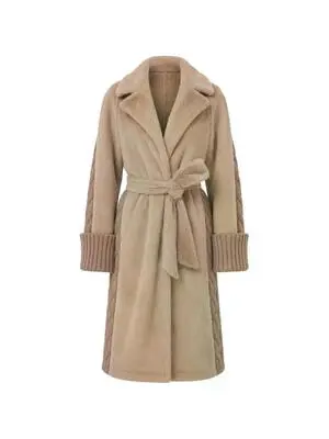 Guess Ludovica Cable-knit Coat