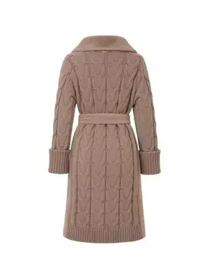 Guess Ludovica Cable-knit Coat