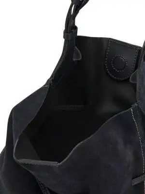 GIANNI CHIARINI Sienna Drawstring Suede Shoulder Bag