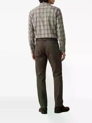 SUGAR CANE JEANS Check-pattern Long-sleeve Shirt