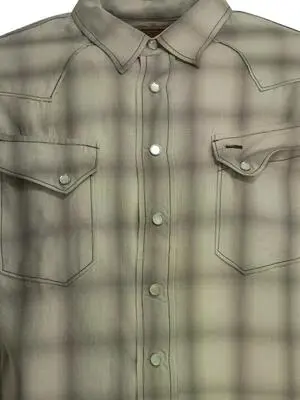 SUGAR CANE JEANS Check-pattern Long-sleeve Shirt