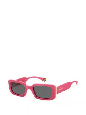 POLAROID Rectangle-frame Sunglasses - Pink