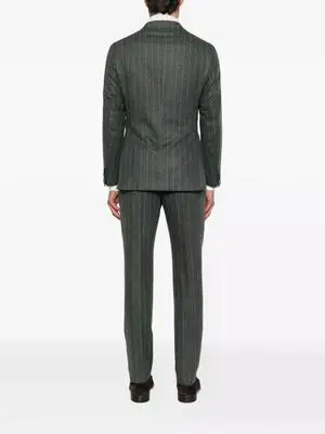 Caruso Aida Pinstripe Double-breasted Wool Suit
