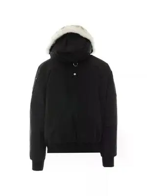 Moose Knuckles Ballistic Shearling-trim Bomber Jacket