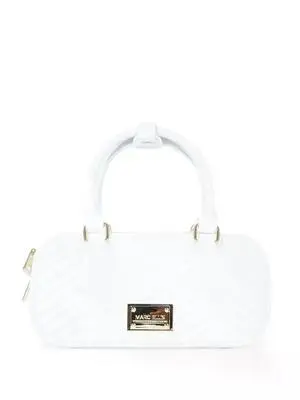 MARC ELLIS Flat Soho Quilted Tote Bag - White