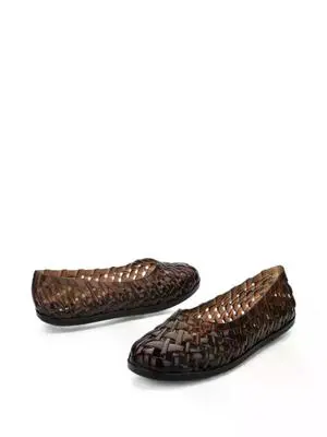 Melissa Possession Woven-effect Ballet Flats