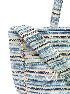 MARC ELLIS Medium Buby Striped Tote Bag
