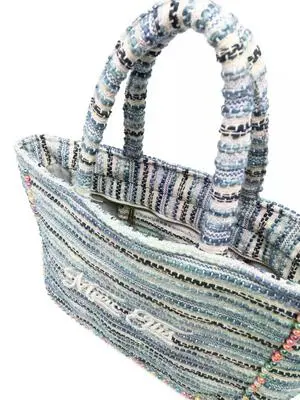 MARC ELLIS Medium Buby Striped Tote Bag
