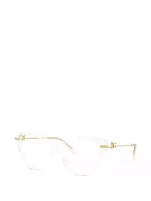 Dolce & Gabbana Cat-eye Frame Glasses - White