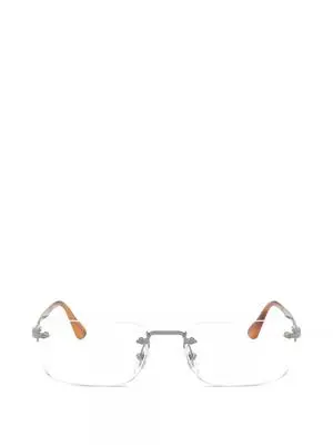 Persol Luc Rimless Rectangle-frame Glasses - Grey