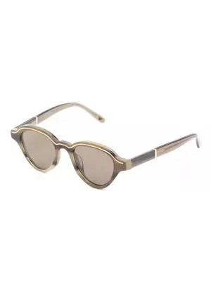 Emporio Armani Oval-frame Sunglasses