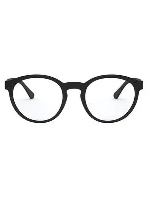 Emporio Armani Round-frame Glasses - Black