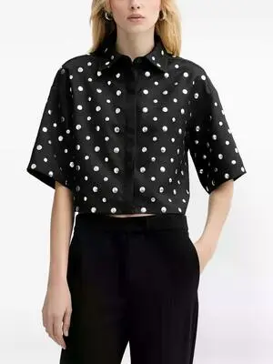 SILVIAN HEACH Studded Shirt - Black