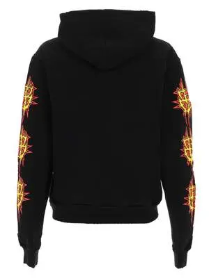 Balenciaga Logo Print Cotton Hoodie