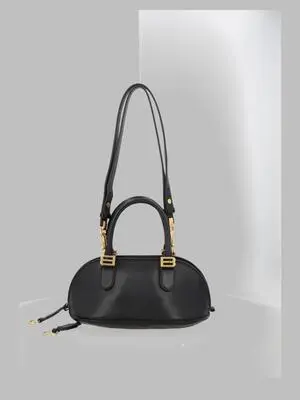 Balenciaga Bolero Mini Bowling Bag - Black