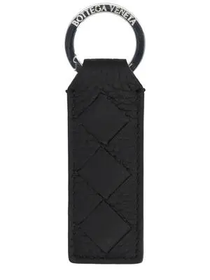 Bottega Veneta Keychain Tab - Black