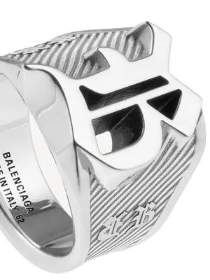 Balenciaga Chevalier Melrose Ring - Silver