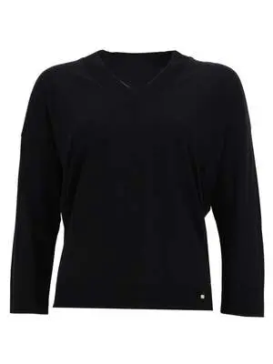 Herno V-neck T-shirt - Black