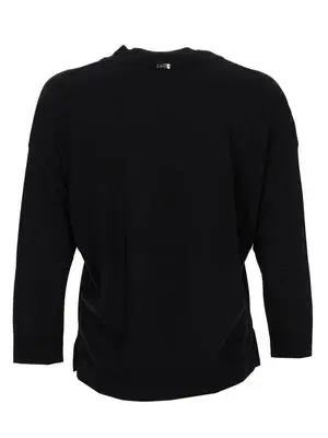 Herno V-neck T-shirt - Black