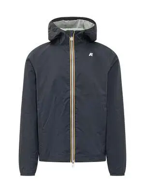 K-WAY Stretch Jacket With Hood And Zip - Blue Depth