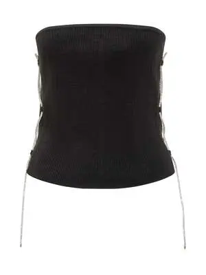 Giuseppe Di Morabito Embellished Mini Top - Black