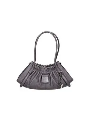 Marc Jacobs Mini Ruched Leather Shoulder Bag