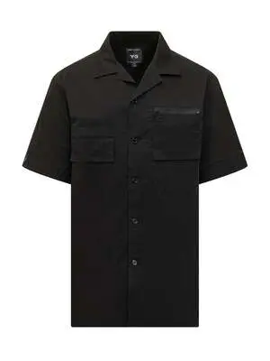 Y3 Cut-out Sleeves Shirt - Black