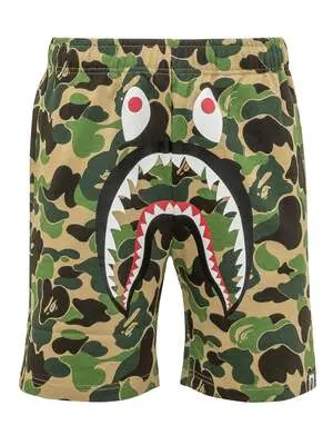 A BATHING APE Mini Camo Sweat Shorts
