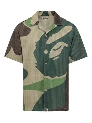 A BATHING APE Mega Abc Camo Shirt - Green