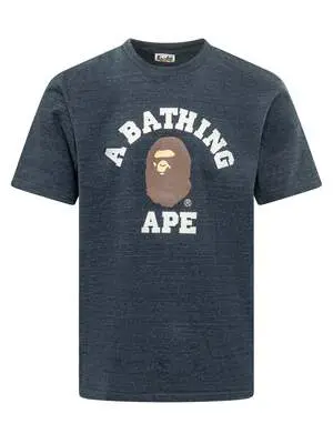 A BATHING APE Graphic Front T-shirt Edition - Navy