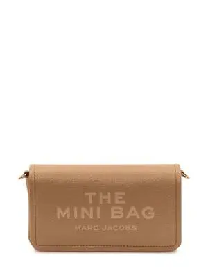 Marc Jacobs Cow Leather Shoulder Handbag - Camel