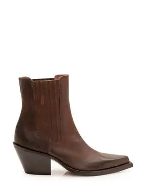 Paris Texas Dallas Ankle Boot 60 - Ebano