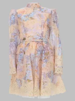 Zimmermann Valiant Panelled Mini Dress