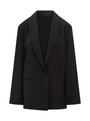 Alberta Ferretti Monochrome Mini Blazer - Nero