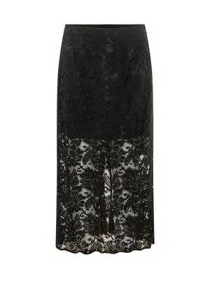 LE SULLY STUDIO Lace Mini Skirt