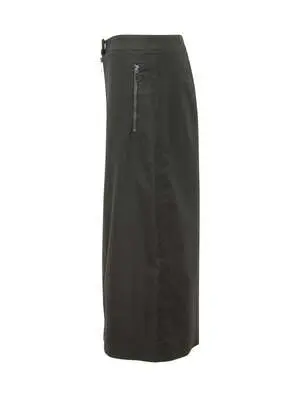 LE SULLY STUDIO Tube Zip Skirt - Nero