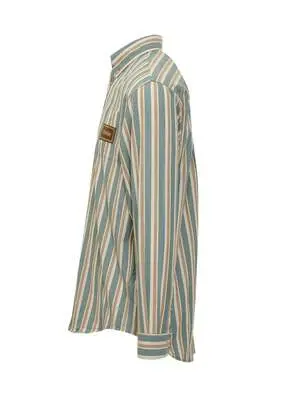 Drole De Monsieur Sleeves Cut Shirt With Pocket - Brown