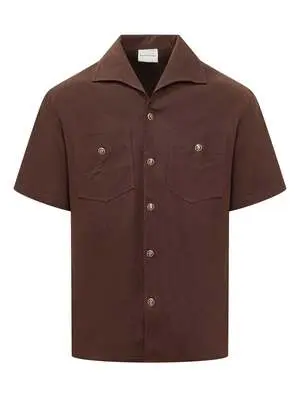 Drole De Monsieur Single Breasted Overshirts For Men