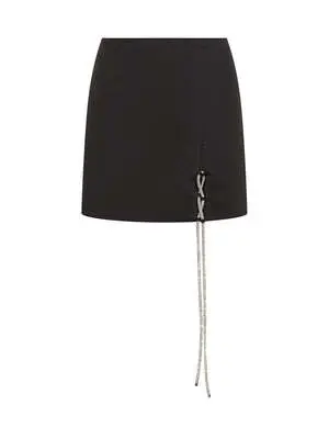 Giuseppe Di Morabito Rhinestone Mini Skirt