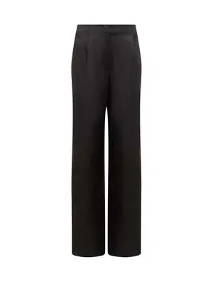 MSGM Paintntaloni Trousers - Black