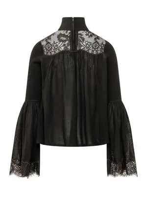 Zimmermann Lace Blouse With Delicate Detail
