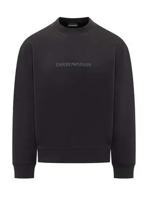 Emporio Armani Crewneck Sweatshirt - Blu Navy