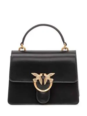 Pinko Chic Love One Mini Top Handle Bag - Black