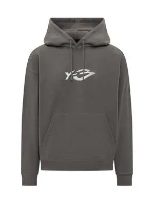 Y3 Liquid Large Fit Hoodie - Grefiv
