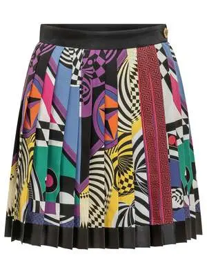 Versace Teatro Foulard-inspired Skirt - Multicolor