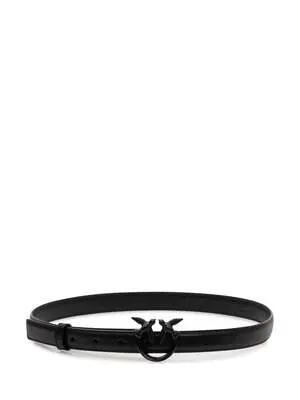 Pinko Love Leather Belt - Nero Block