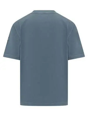 Moncler Cotton Logo T-shirt With Cut Sleeves